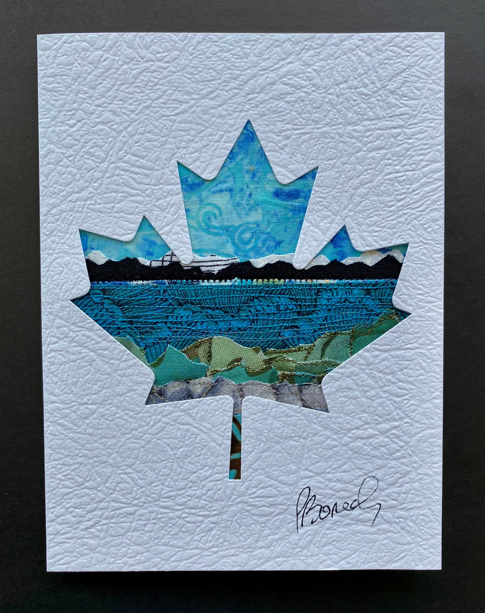 Canadian Heritage Card - Maple Leaf 22 - Bluerock Gallery