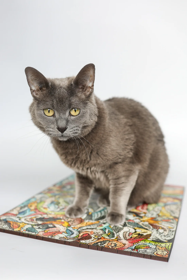 Puzzle - Feline Tessellation - Bluerock Gallery