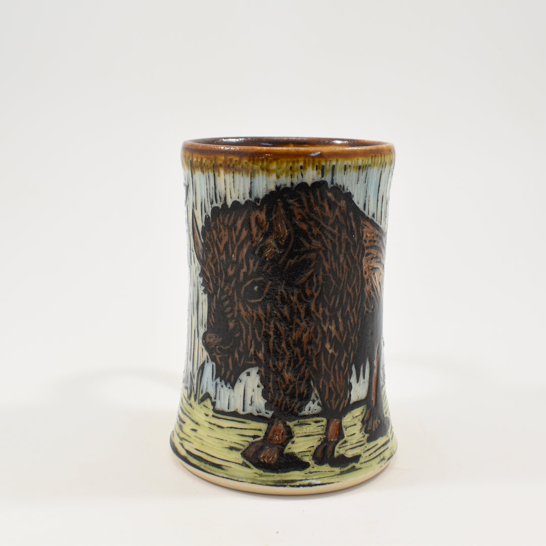 Mug - Bison, Amber - Bluerock Gallery