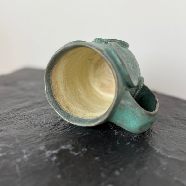 Pinched Green Mug - Sm - Bluerock Gallery